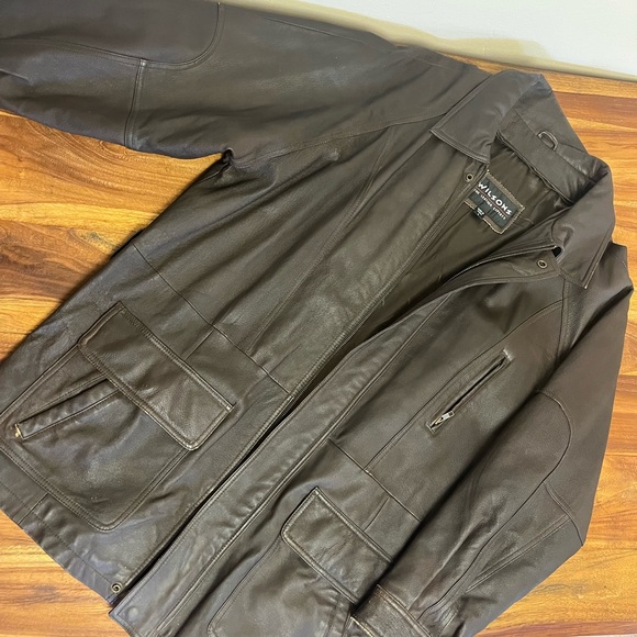 Wilson | Jackets & Coats | Wilson Brown Military Field Jacket | Poshmark
